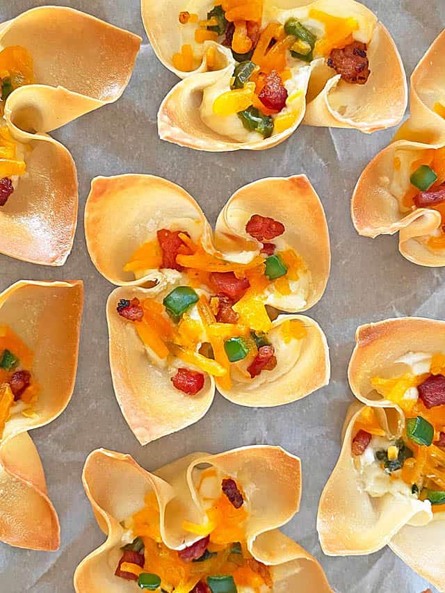 Jalapeno Popper Wontons - BENSA Bacon Lovers Society